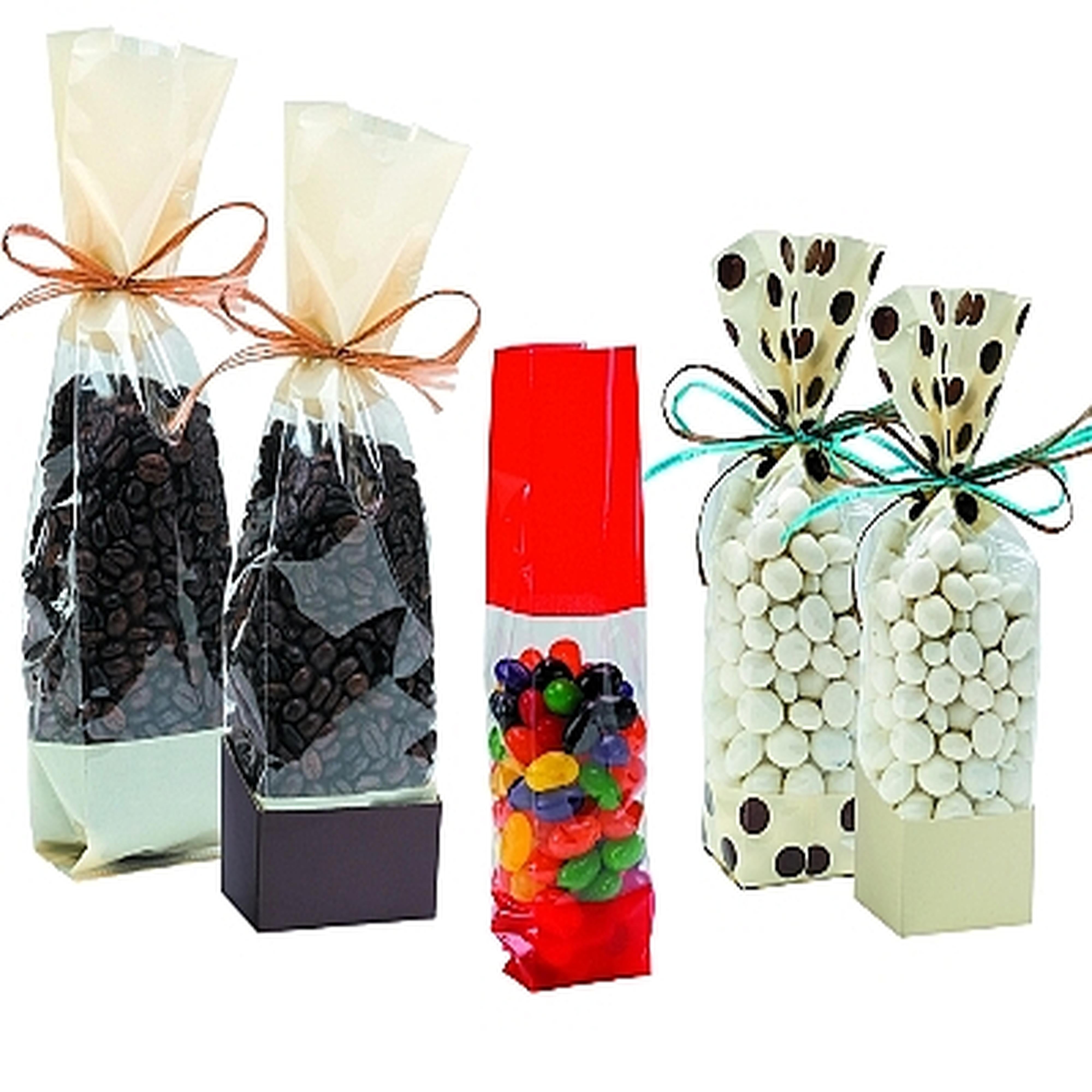 Deluxe Window Cellophane Bag with Cardboard Base