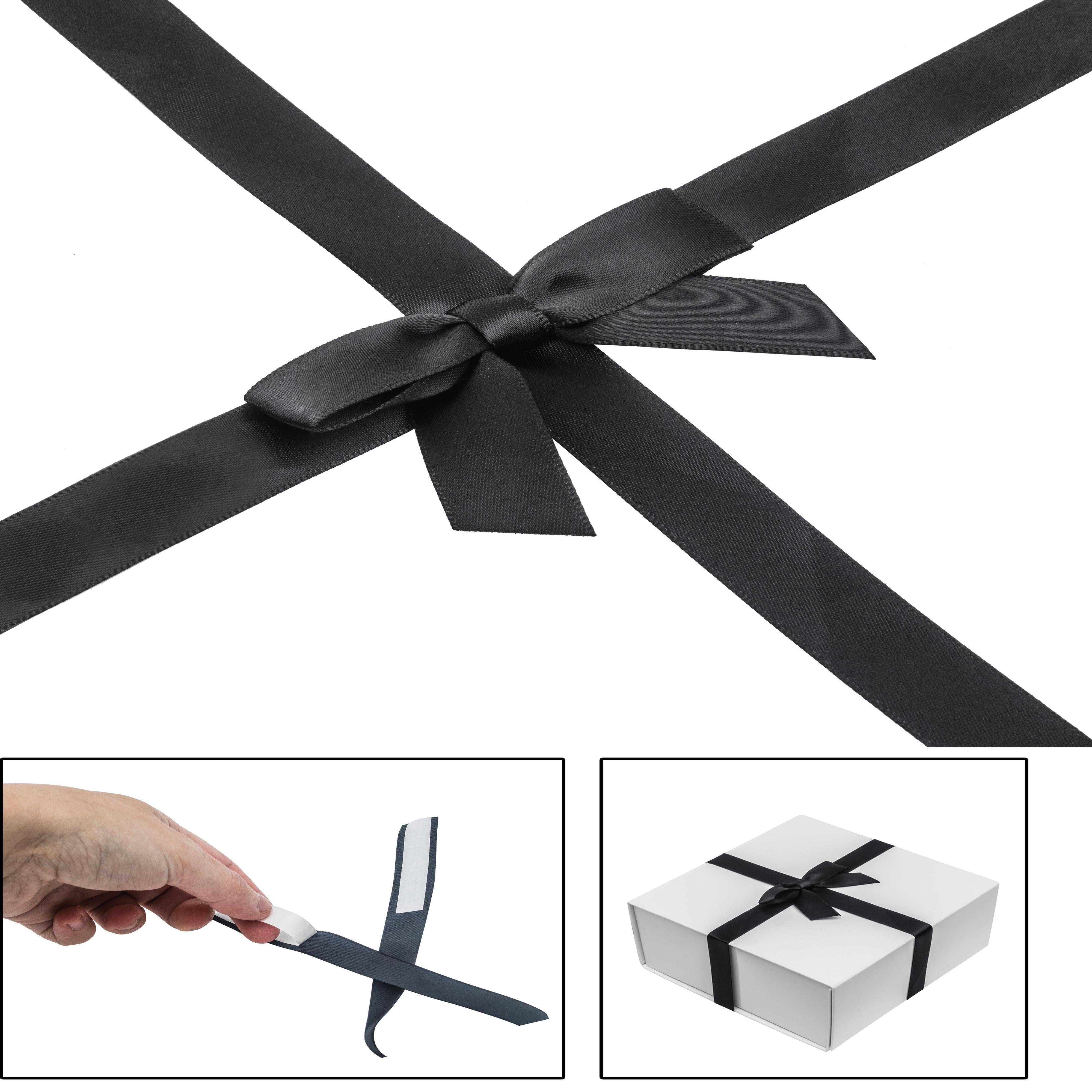 Bow with Adhesive Banding Ribbon